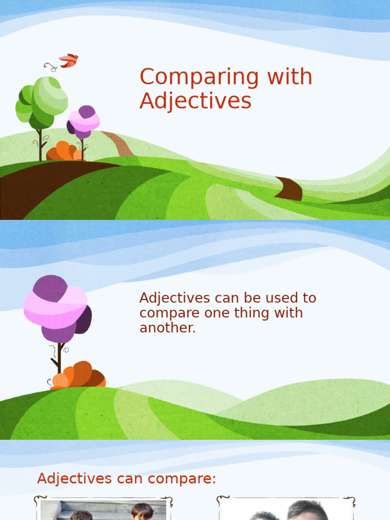 Adjectives Comparitive | PDF | Adjective | Grammar
