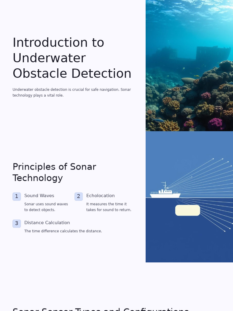 Underwater Obstacle Detection Guide | PDF