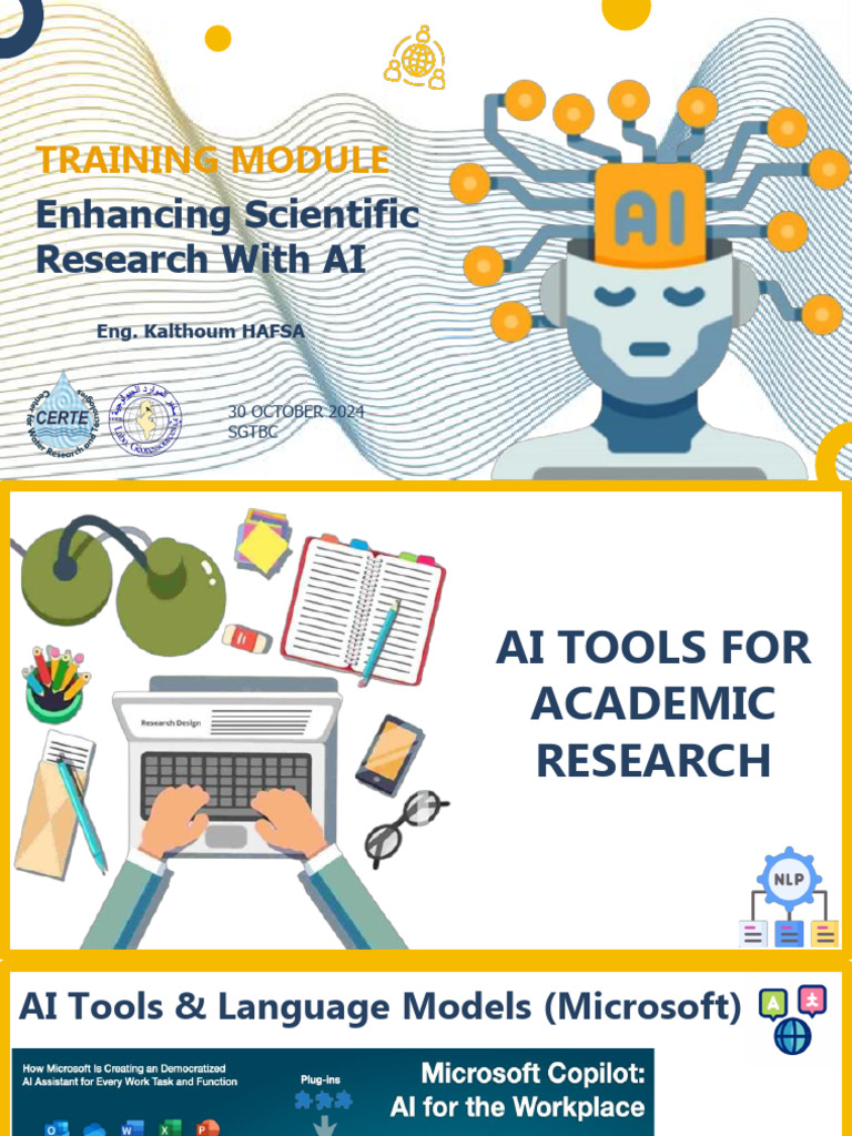 Presensation Training Module Enhancing Scientific Research With AI ...