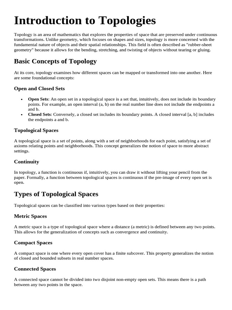 Introduction-to-Topologies | PDF | Network Topology | Computer Network