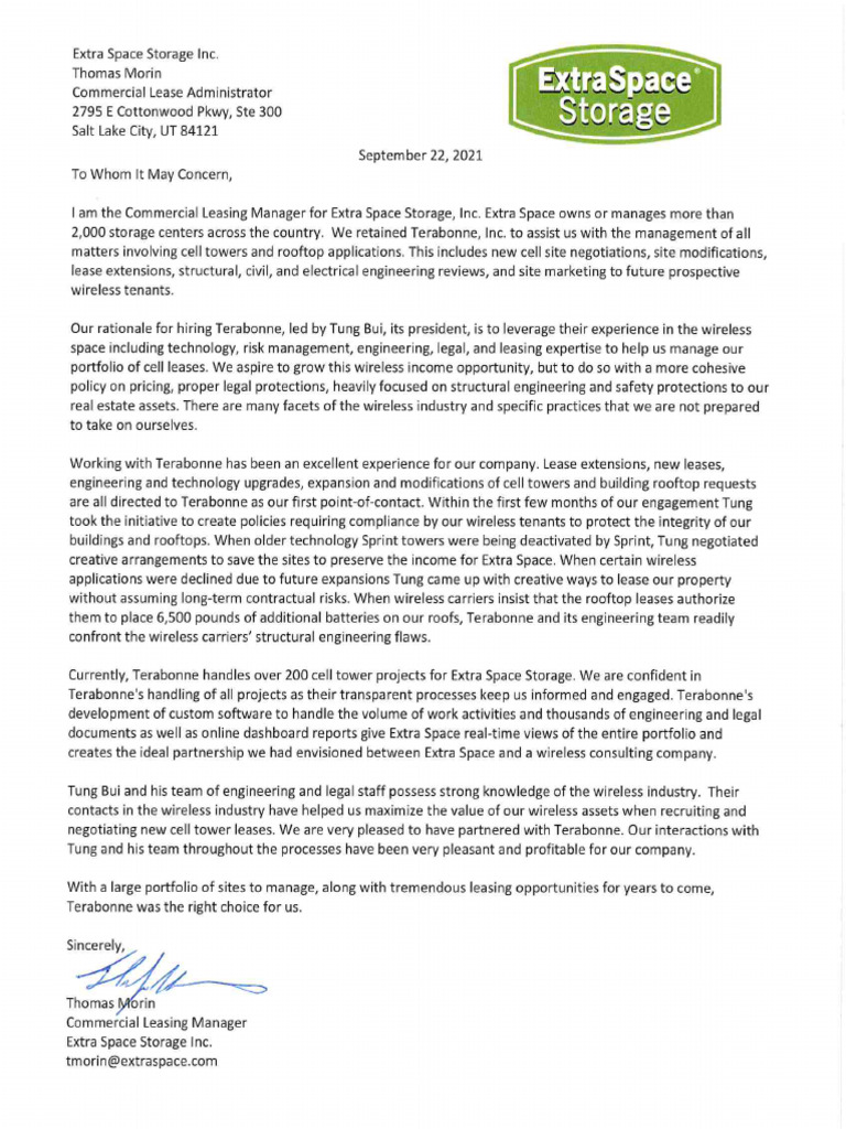 ESS Reference Letter (NEW) | PDF