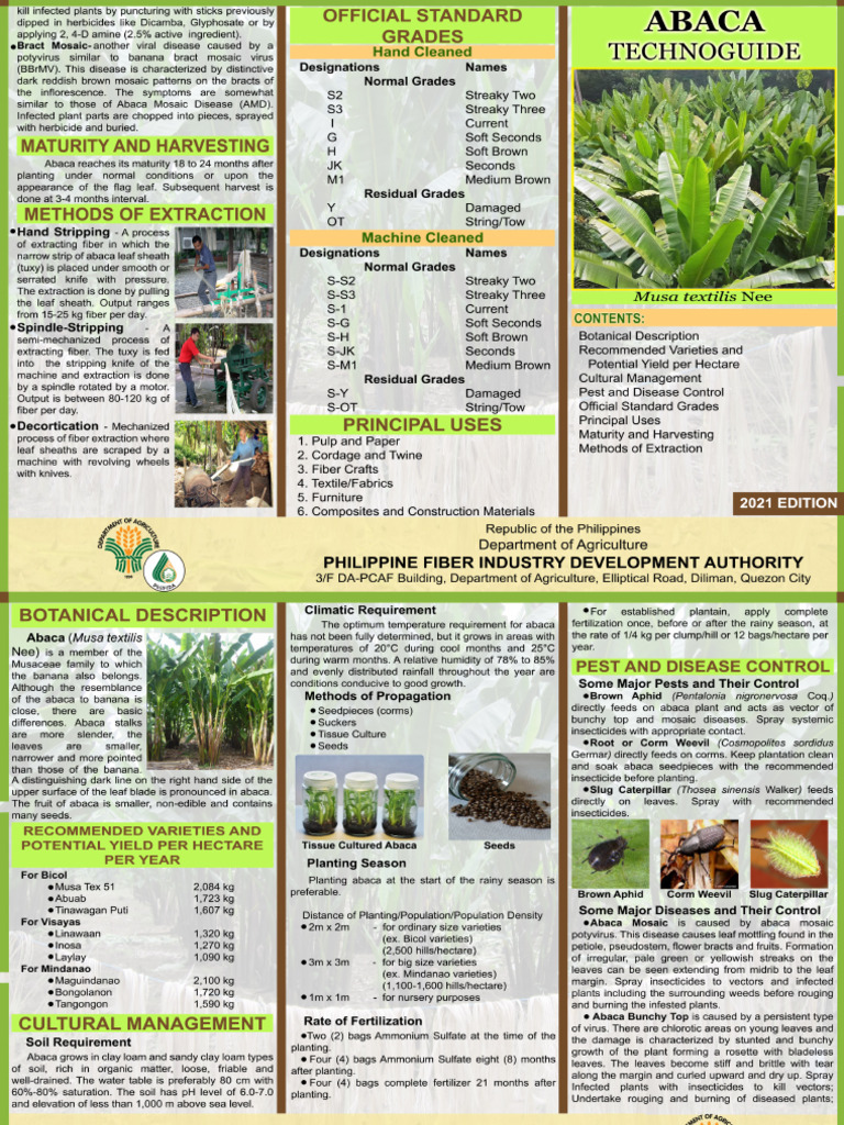 Abaca Technoguide | PDF
