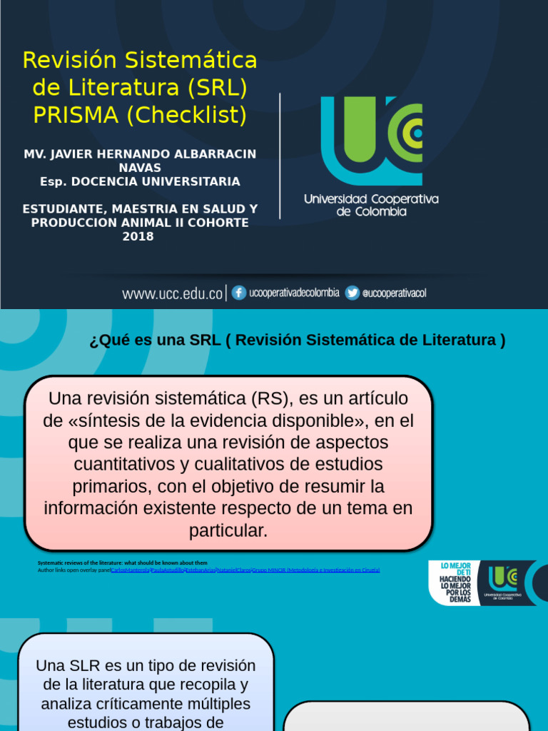Metodología PRISMA para Revisiones Sistemáticas | PDF | Revisión ...