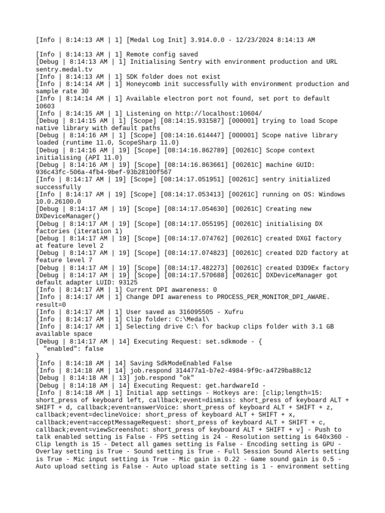 Medal Log 20241223 | PDF | Keyboard Shortcut | Computer Hardware