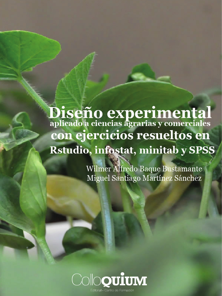 Diseños Experimentales Aplicado Con R, Infostat, Minitab | PDF ...