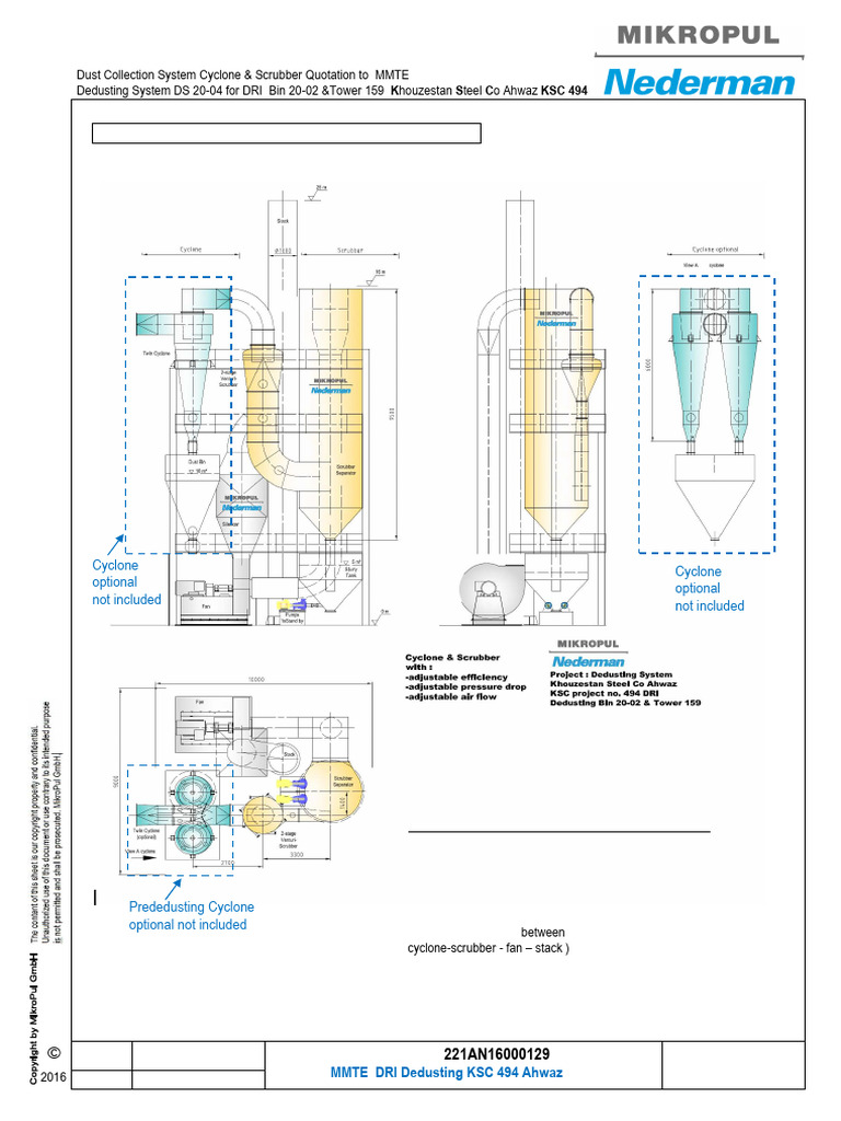 Mikropul Dust Collection System Quotation | PDF