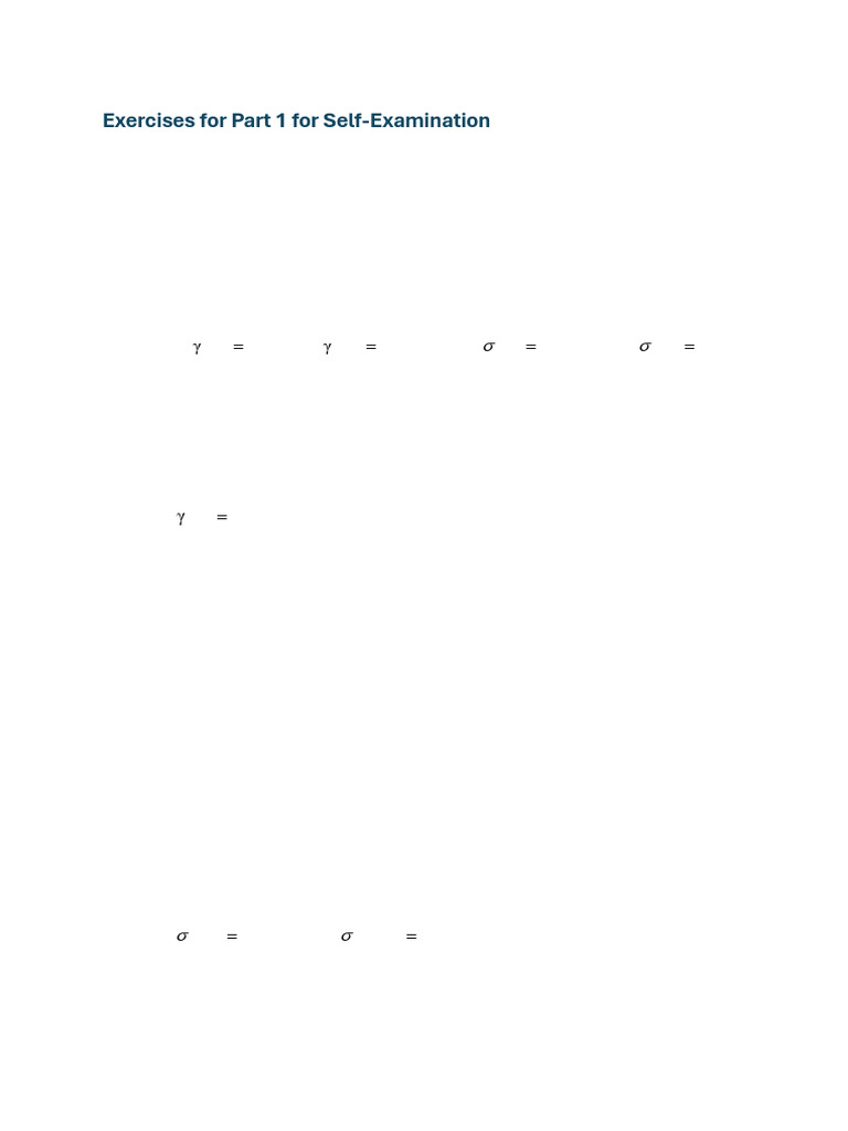 Exercises For Self Examination | PDF | Breathing | Oxygen