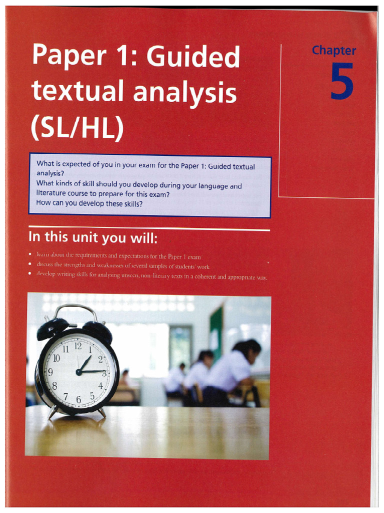 Ch.5 Guided Textual Analysis - English A Language and Literature IB Diploma. | PDF