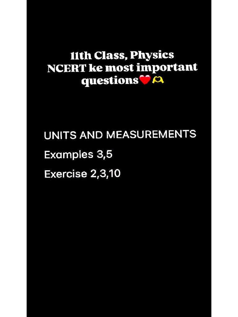 Physics Questions | PDF