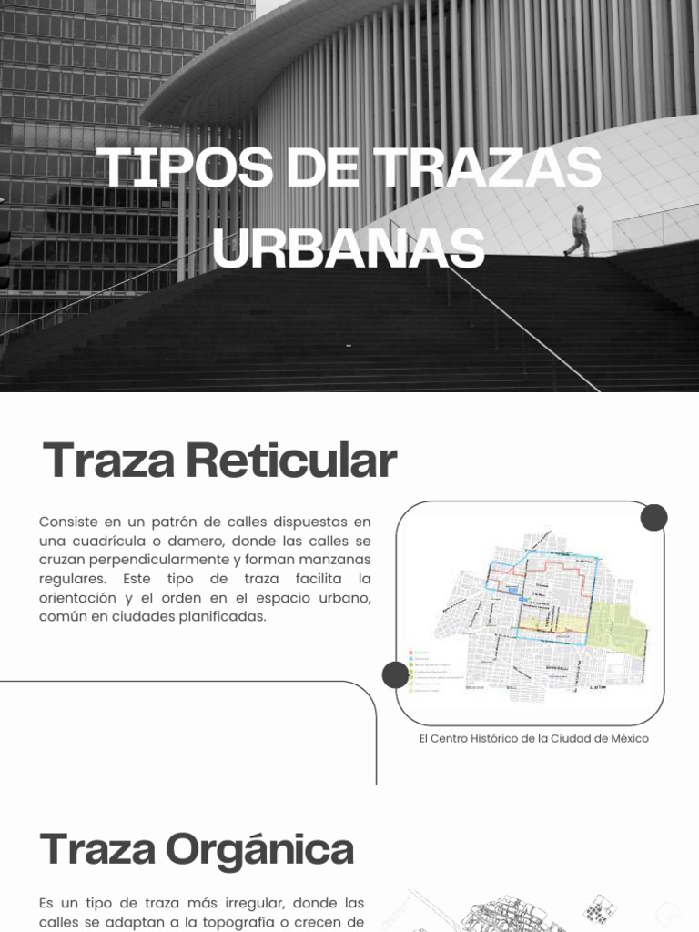 Tipos de Trazas Urbanas | PDF