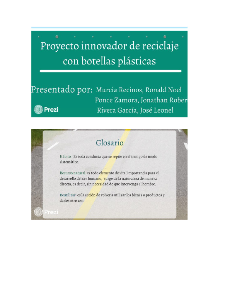 Ejemplo Proyecto de Oriana | PDF