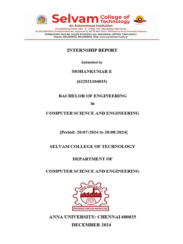 Python Programming Internship Report | PDF | Python (Programming Language) | Usability