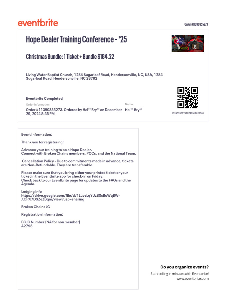 Hope Dealer Training Conference '25 | PDF