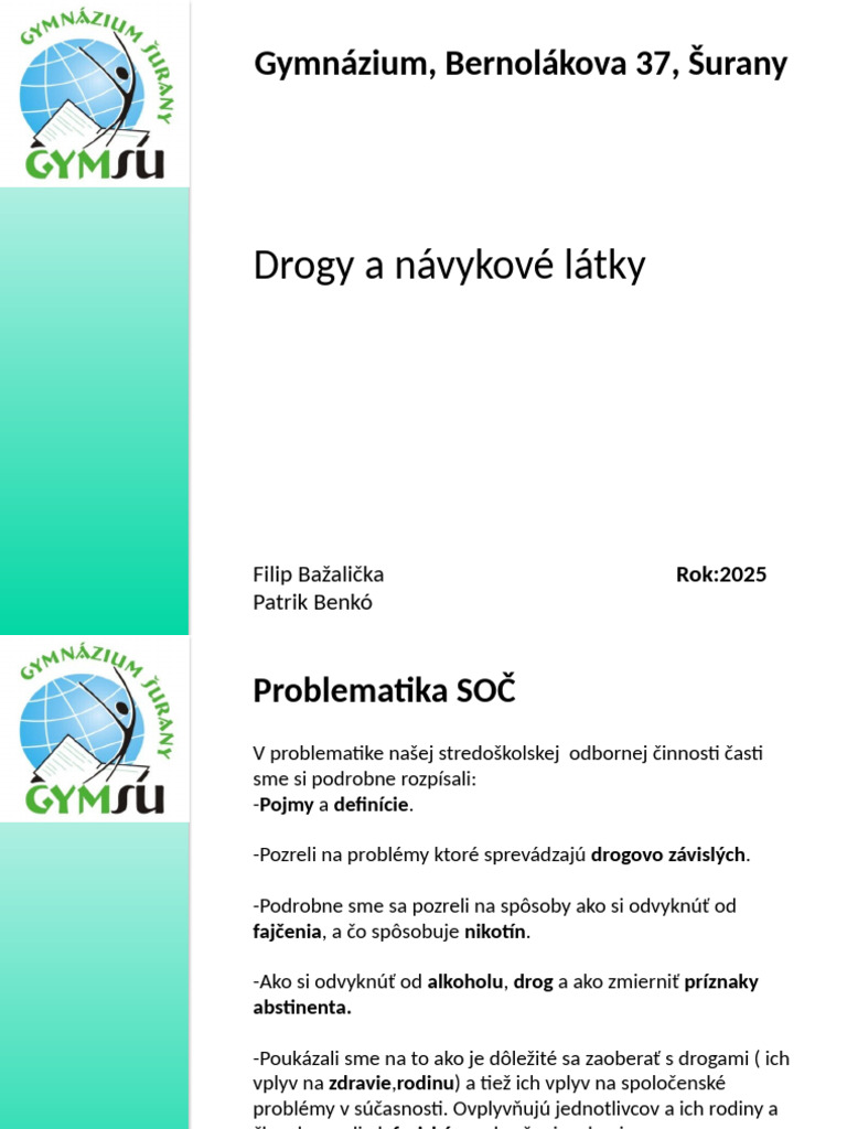 SOČ Prezentácia Patrik,Filip | PDF