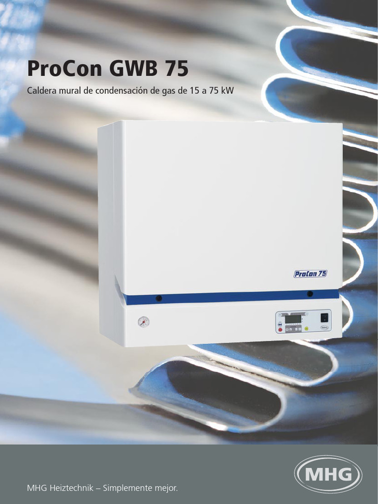MHG ProCon GWB 75 Span | PDF | Condensación | Chimenea