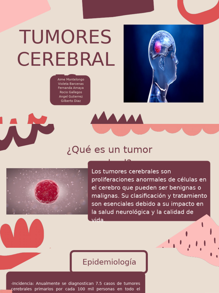 Tumores Cerebrales | PDF | Cáncer | Tumor cerebral