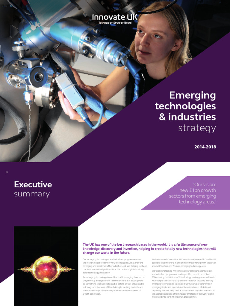 IUK 081221 EmergingTechnologiesStrategy2014To2018 | PDF | Photonics | Graphene