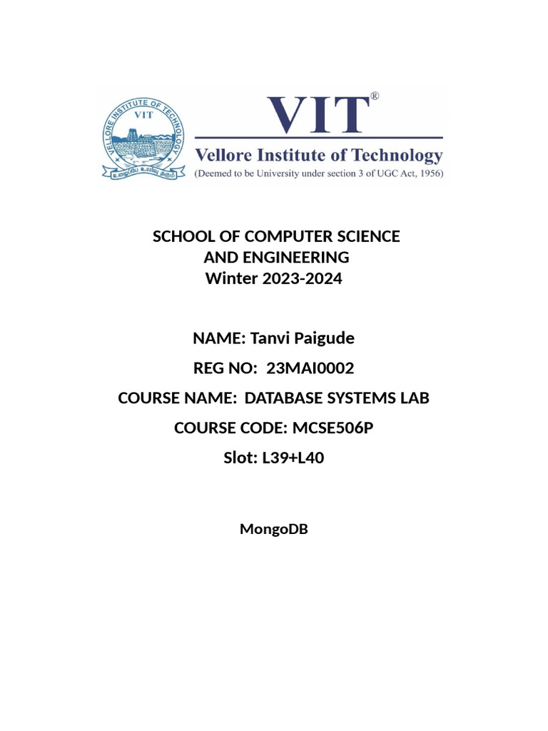 Mongo DB | PDF