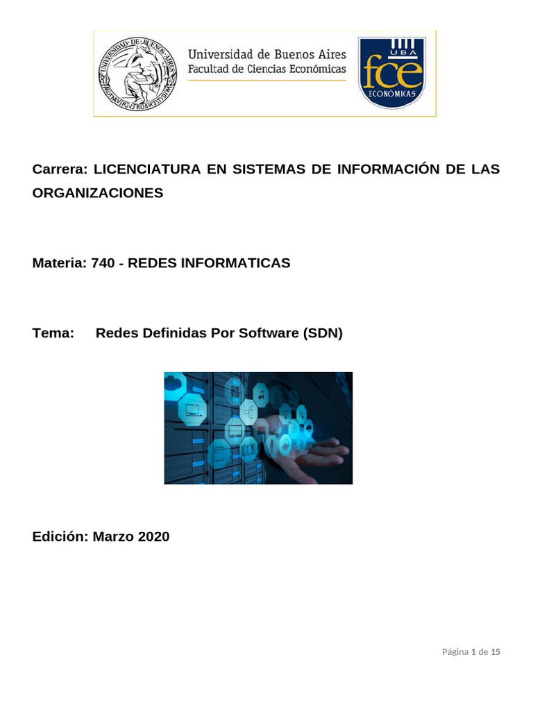 2c-ML-Redes Definidas Por Software SDN | PDF | Red de computadoras ...