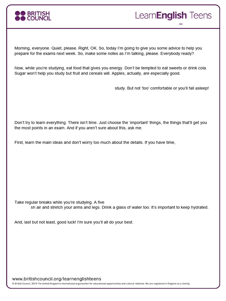 Transcripts of Listening | PDF