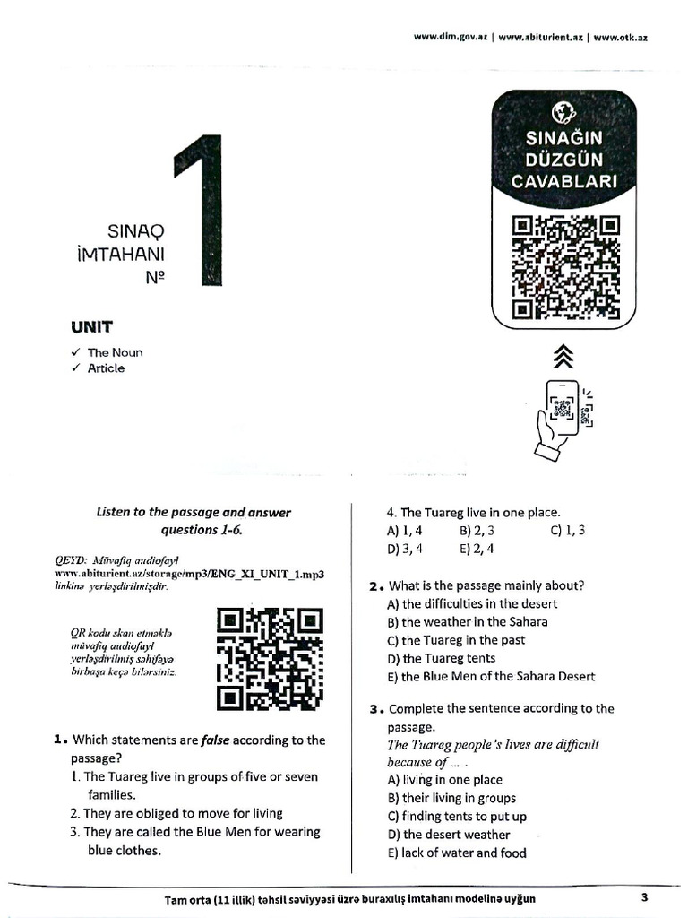 Homework For Grade 11 | PDF