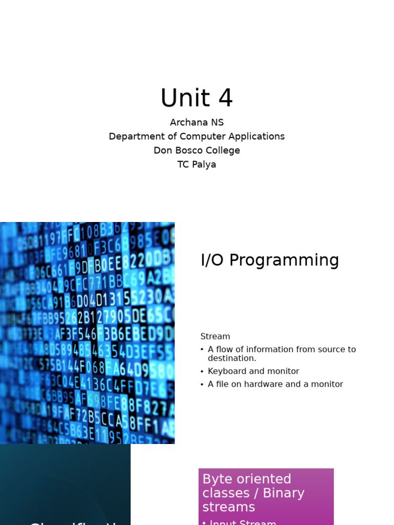 Unit 5 Pdf Input Output String Computer Science