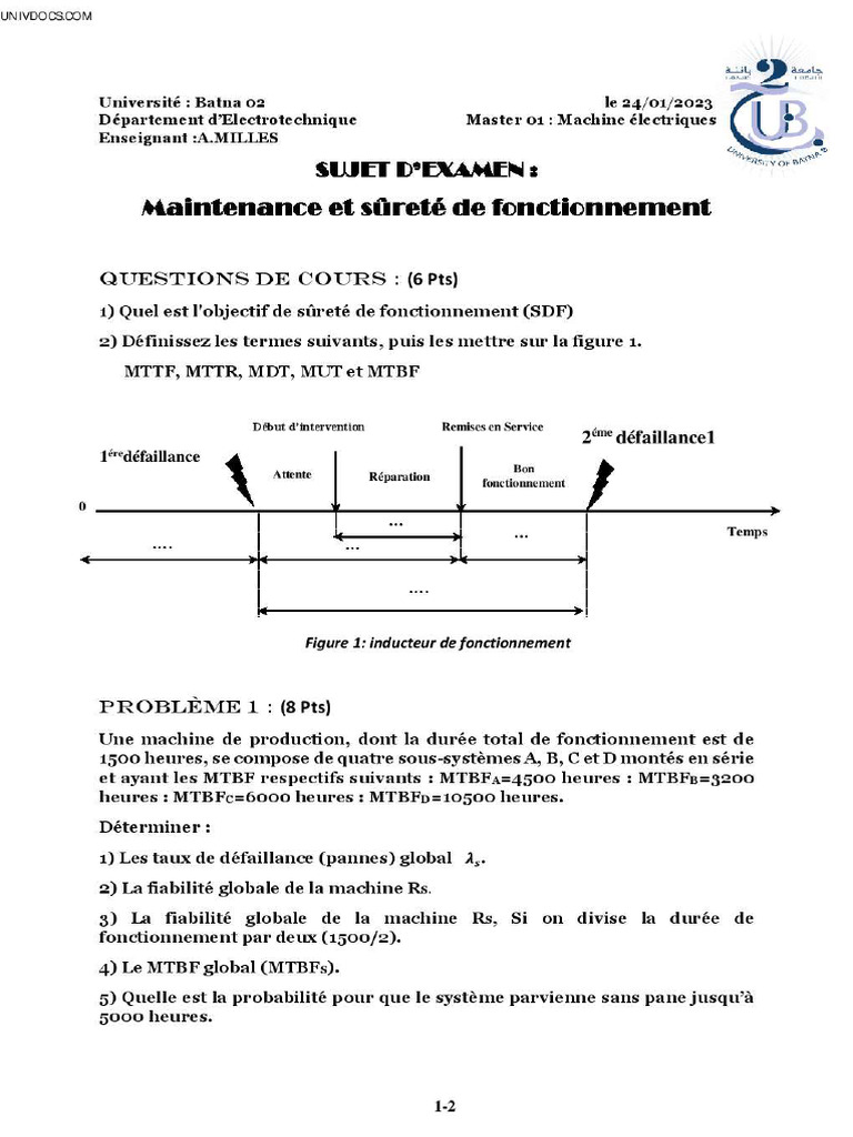 Maintenance Batna | PDF