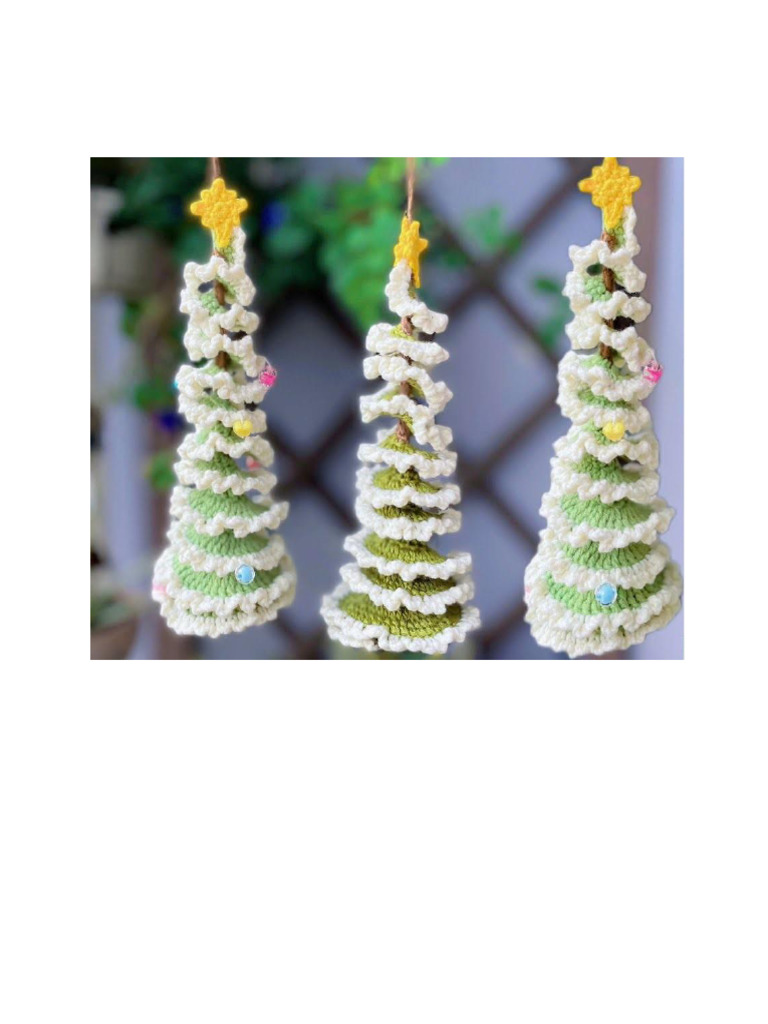 Crochet Christmas Tree Spinner | PDF