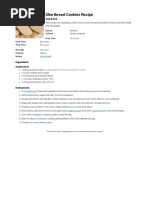 Shortbread Cookies Recipe - Preppy Kitchen | PDF | Butter | Baking