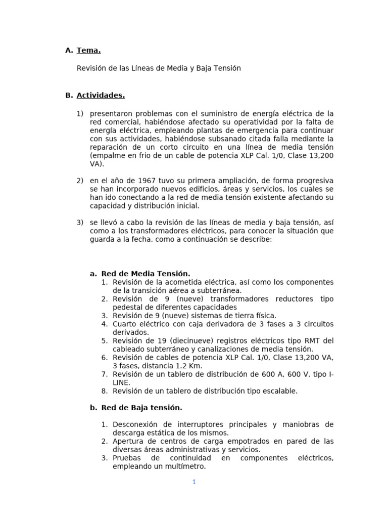Fallas en Instalaciones Electricas | PDF | Ingenieria Eléctrica | Poder ...