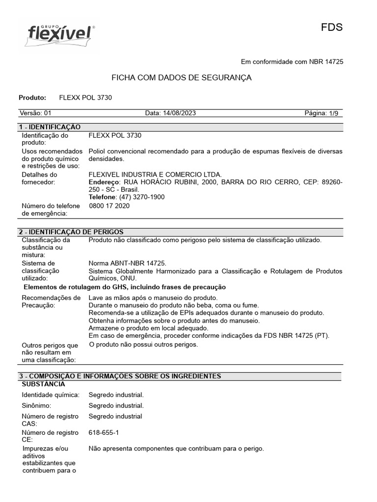 FDS Flexx Pol 3730 | PDF