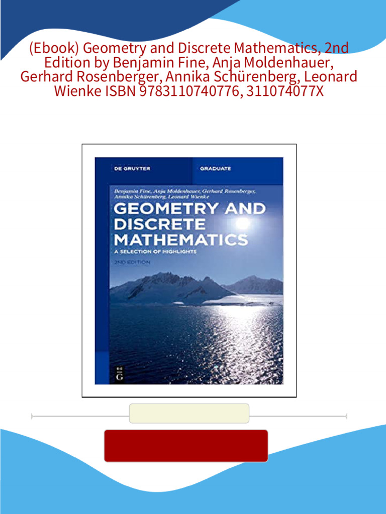 Download Complete (Ebook) Geometry and Discrete Mathematics, 2nd ... Download Complete (Ebook) Geometry and Discrete Mathematics, 2nd ...