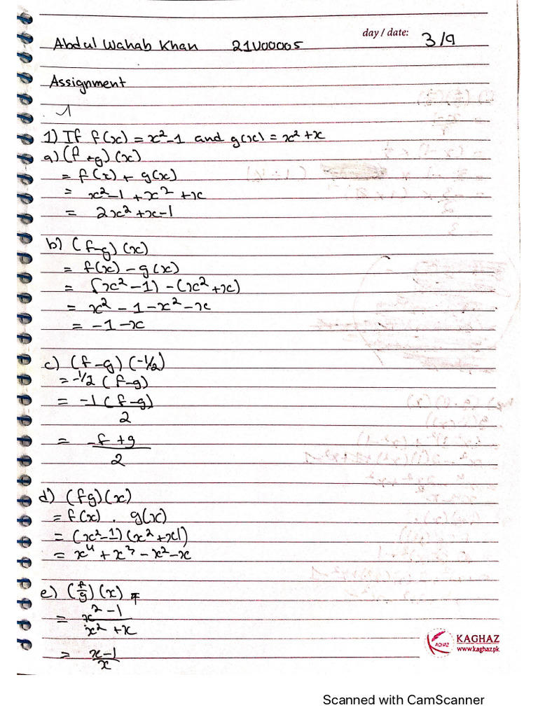 Math Assignment 4 | PDF