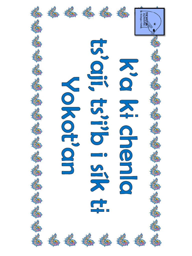 Alfabeto Yokot'án | PDF