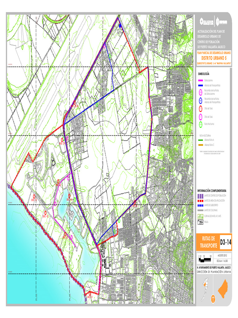PLANO- RUTAS DE TRANSPORTE PV D05 | PDF