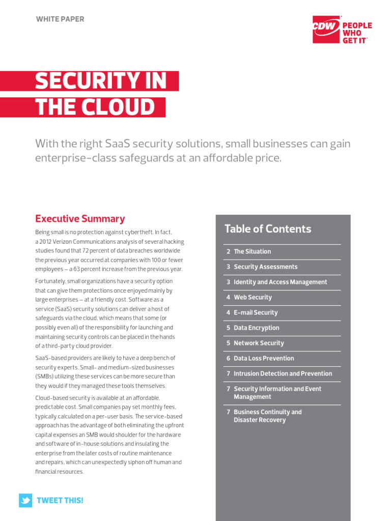 La Seguridad en La Nube Internet (Cloud Security) | PDF | Computer Security | Security