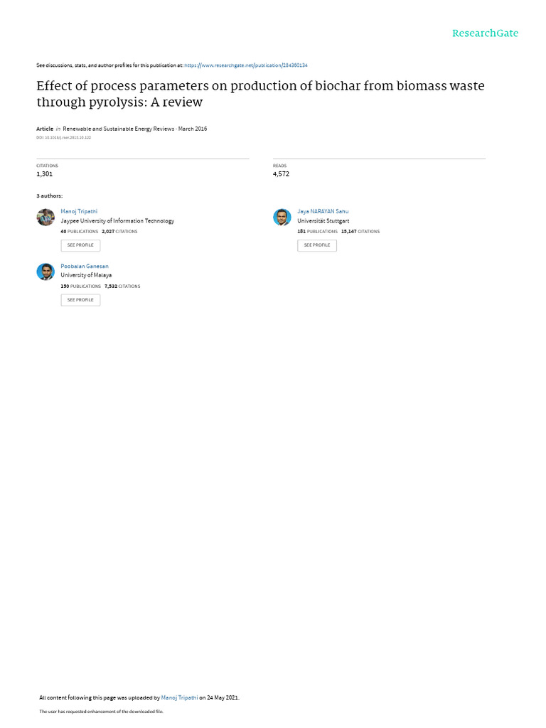 Review Paper | PDF | Biofuel | Combustion