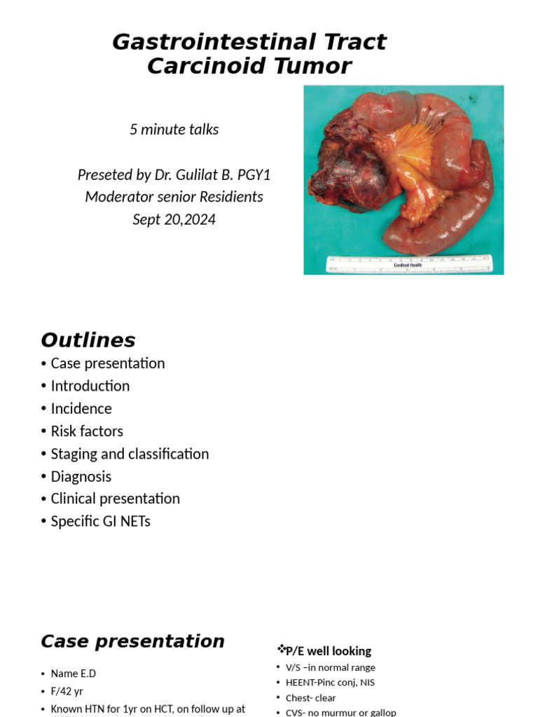 Gastrointestinal Tract Carcinoid Tumor | PDF | Metastasis | Clinical ...