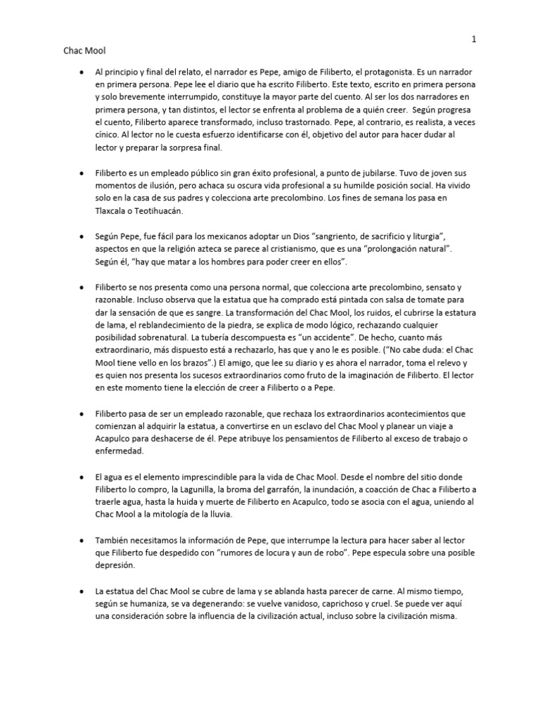 sp5 Analisis Chac - Mool | PDF