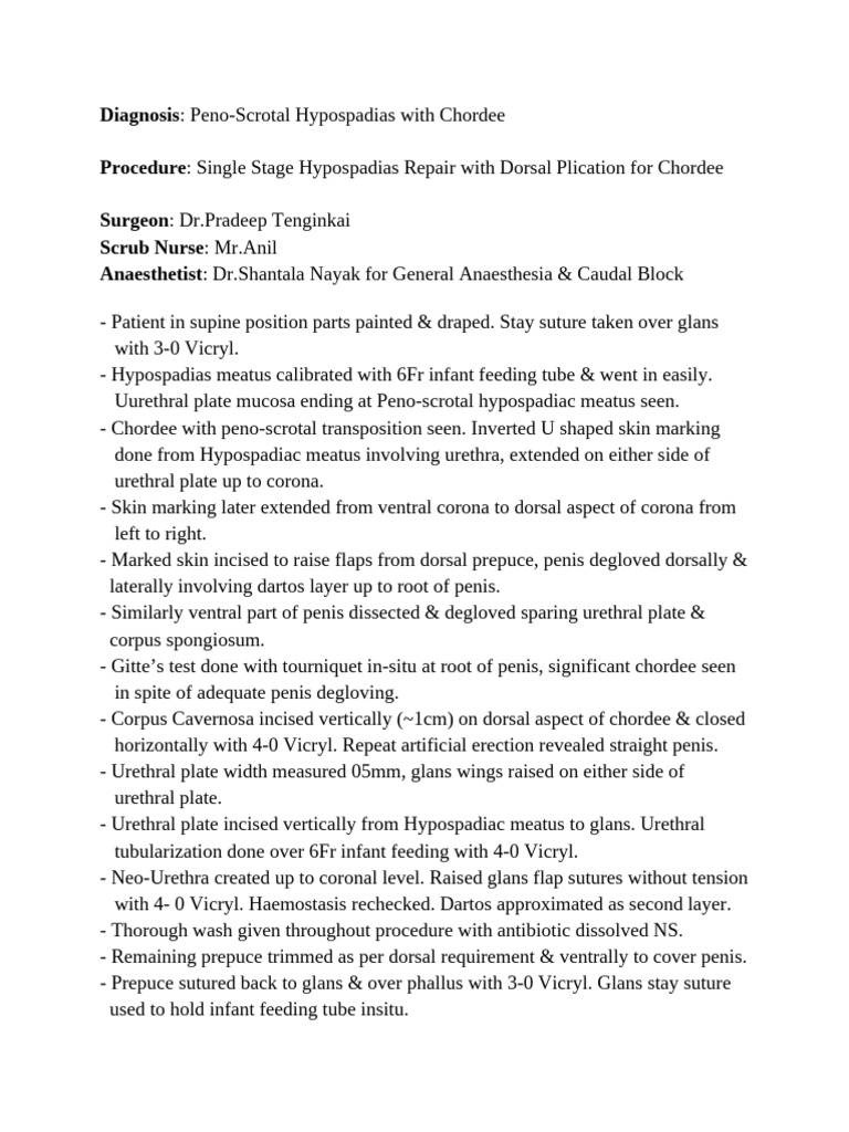 HYPOSPADIAS - Pawan | PDF