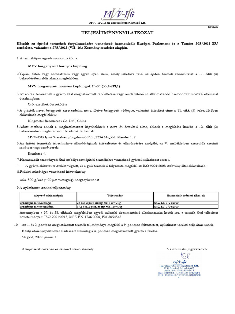 62b Telj - Nyil. Horg. Hornyos Kuplungok | PDF