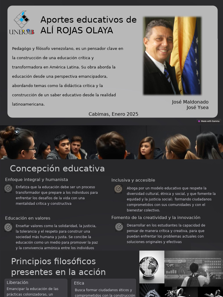 Ali Rojas Olaya Aportes Educativos | PDF | Plan de estudios | Conocimiento