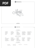 Weekly Staff Food Menu | PDF