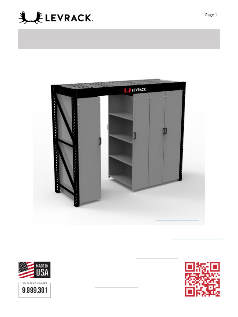 Levrack Installation Guide 2023 REV A 6-7-2023 FINAL 1 | PDF | Nut ...