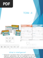 TONI-4 Nonverbal Intelligence Test Overview | PDF | Intelligence ...