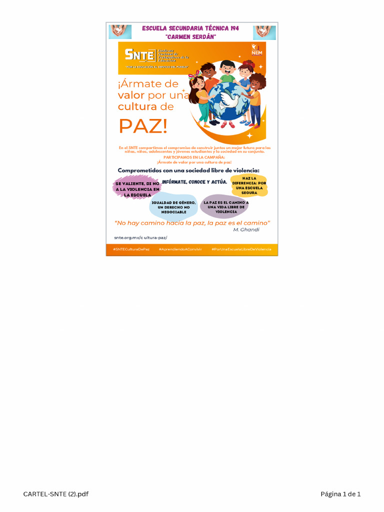 Cartel Snte PDF | PDF