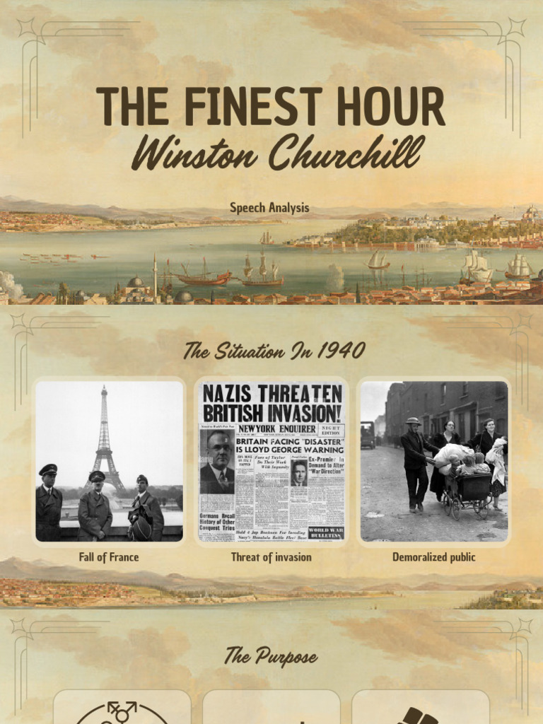 Churchill's "Finest Hour" Speech Analysis | PDF | European Theatre Of ...