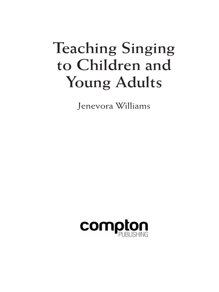 Inside The Book Teaching Singing To Children And Young Adults Pdf