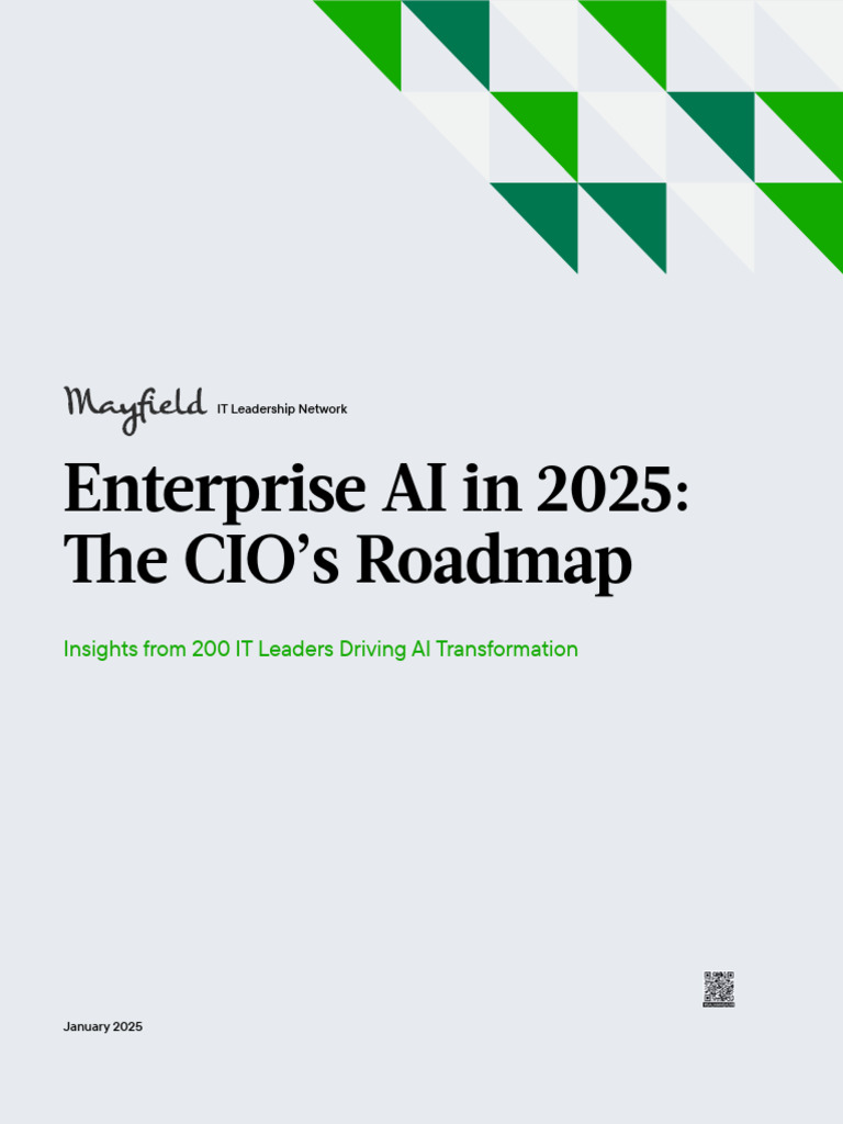 ? Enterprise AI in 2025 - The CIO's Roadmap | PDF | Artificial ...