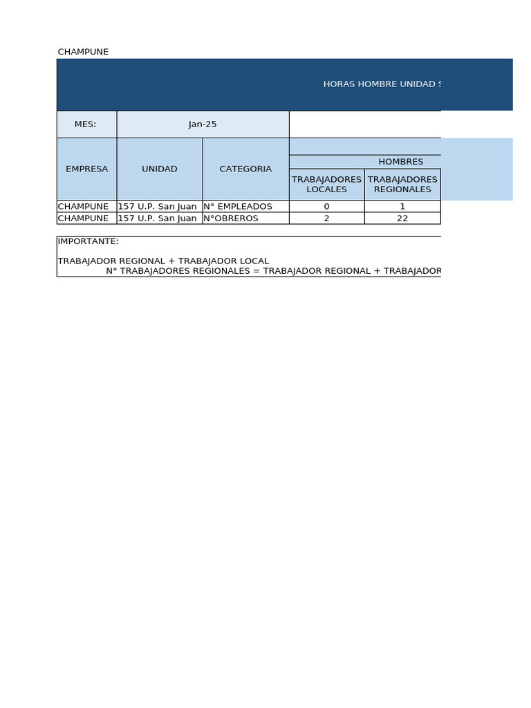 Champunegold - HHT - Enero 2025 | PDF